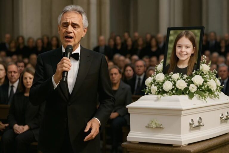 Andrea Bocelli sings a final farewell to Elara, the blind 9-year-old ...