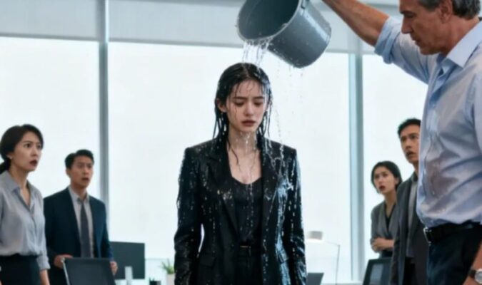 The manager humiliated her because of her worn jacket and scuffed shoes ...