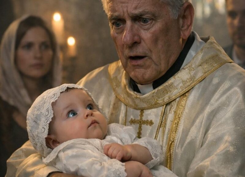 We took our baby for her baptism… when the priest saw her, he turned ...